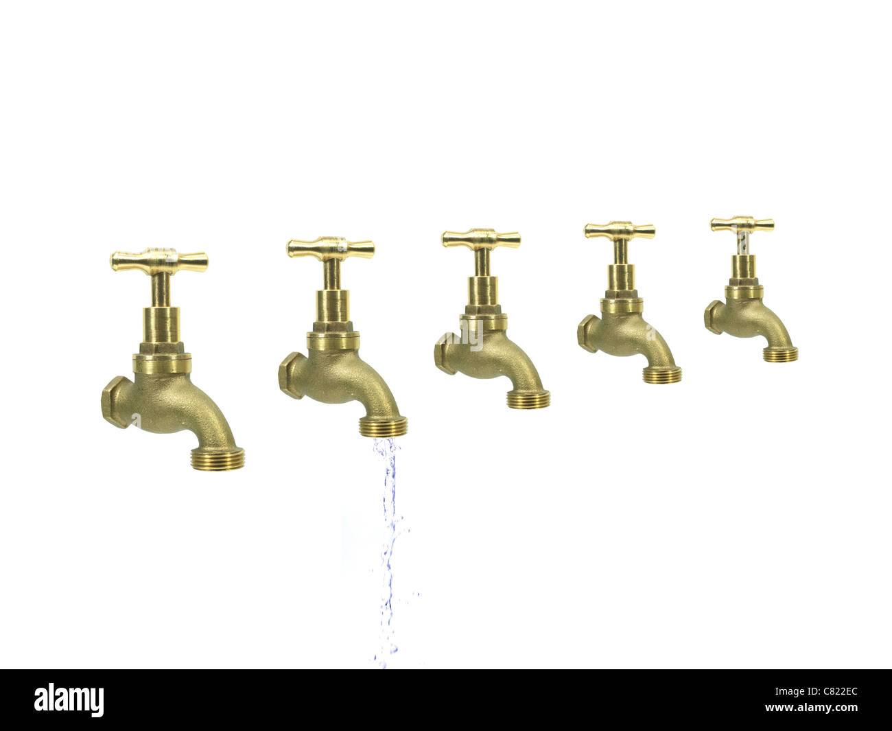 A tap isolated against a white background Stock Photo - Alamy