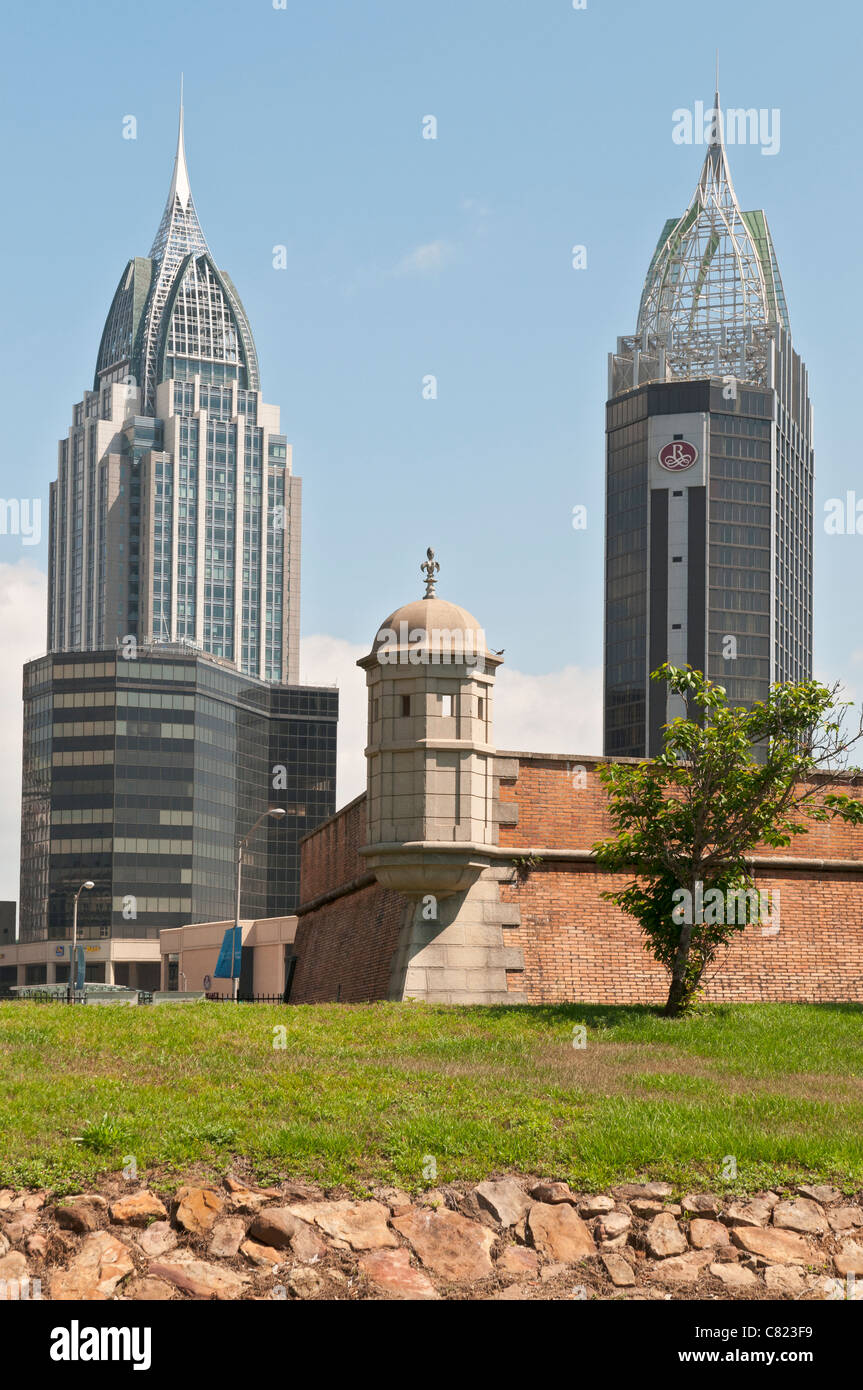 Alabama, Mobile, Fort Conde partially restore to its 1702 appearance ...