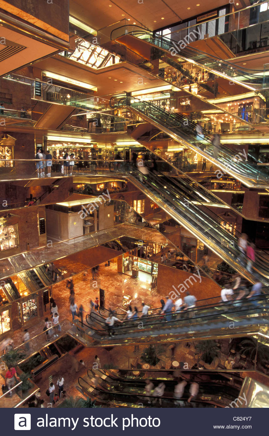 Trump Tower New York Interior Stock Photos & Trump Tower New York ...
