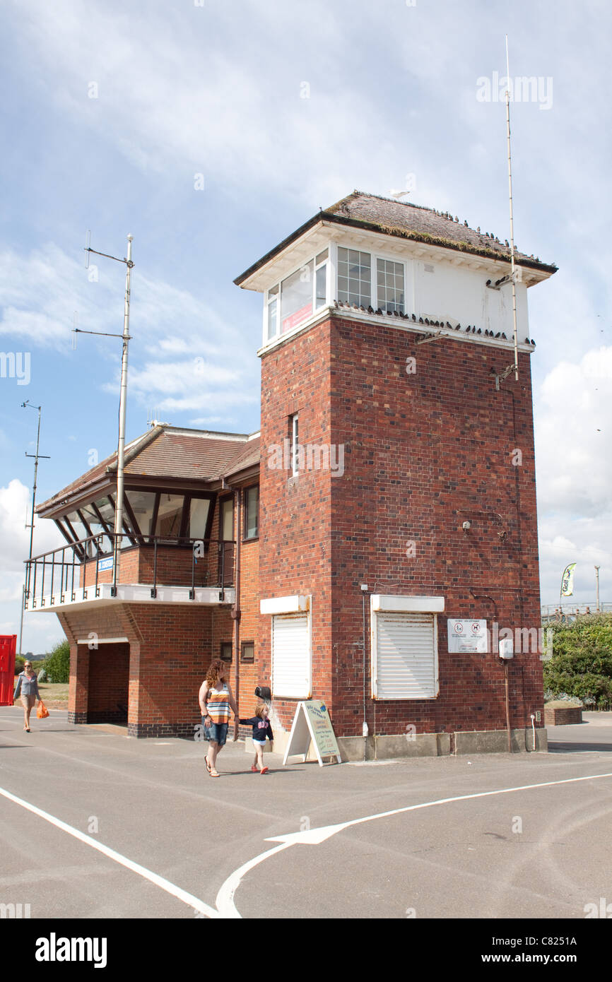 Coastguard Lookout Tower at Littlehampton, West Sussex, UK Stock Photo ...