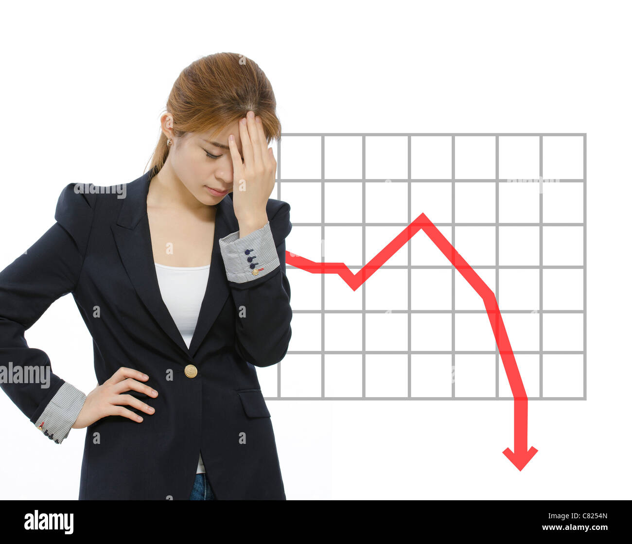 Women at the business table Cut Out Stock Images & Pictures - Alamy