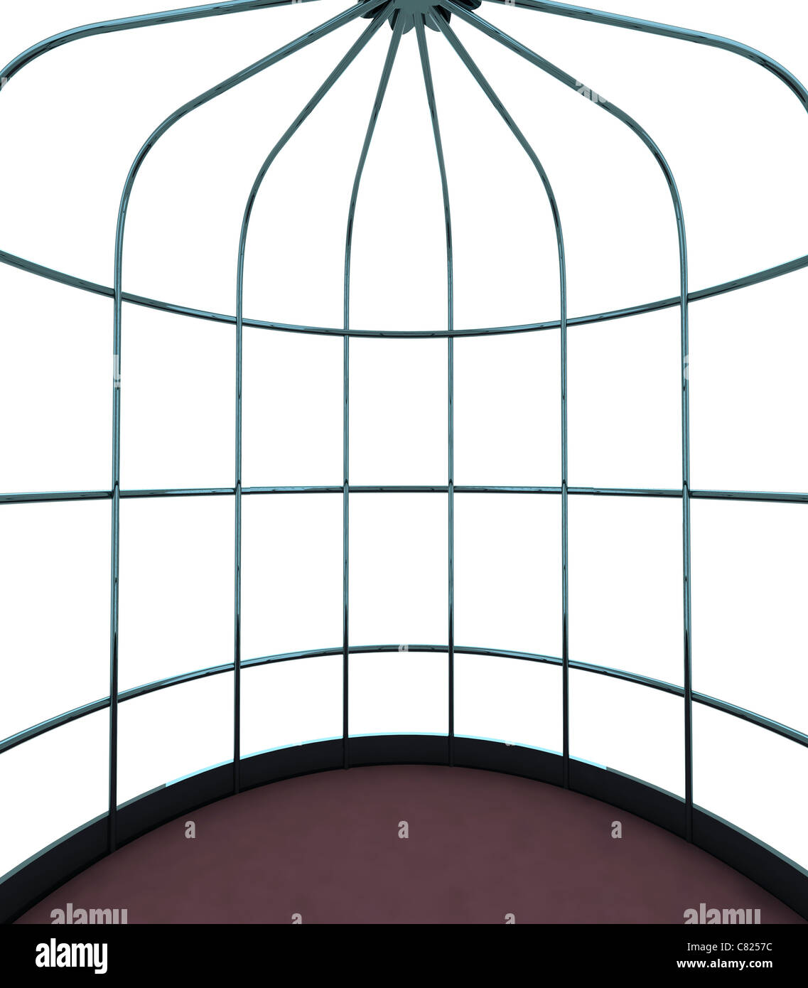 internal cage for birds, the concept of the prison Stock Photo - Alamy