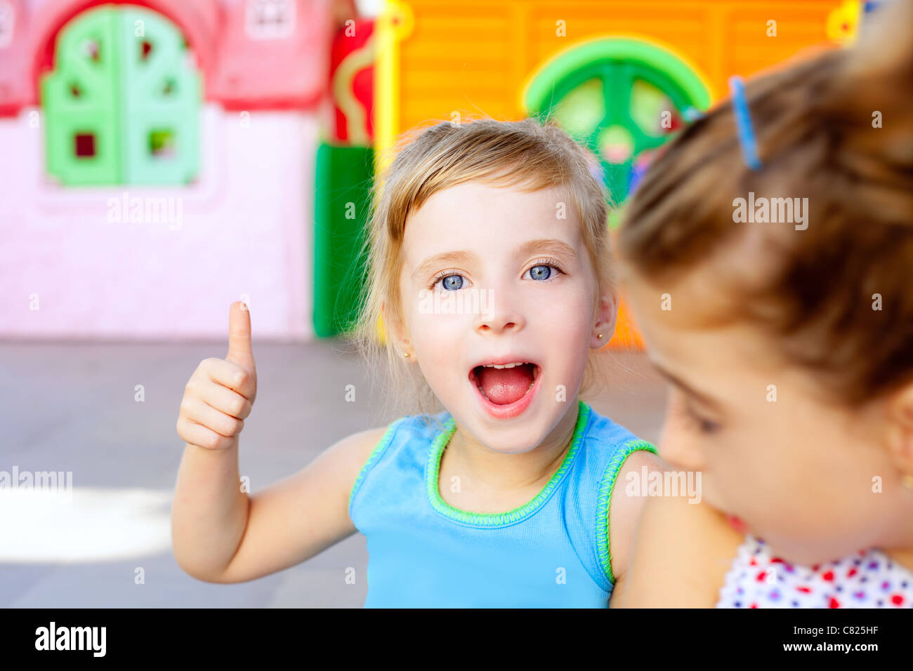 Children playing its ok to play it is ok hi-res stock photography and ...