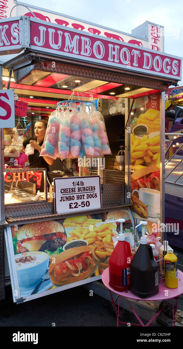 Fast food stall fun fair hi-res stock photography and images - Alamy