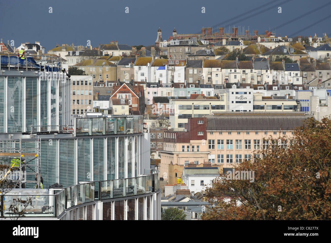 The new American Express building under construction in Brighton city ...