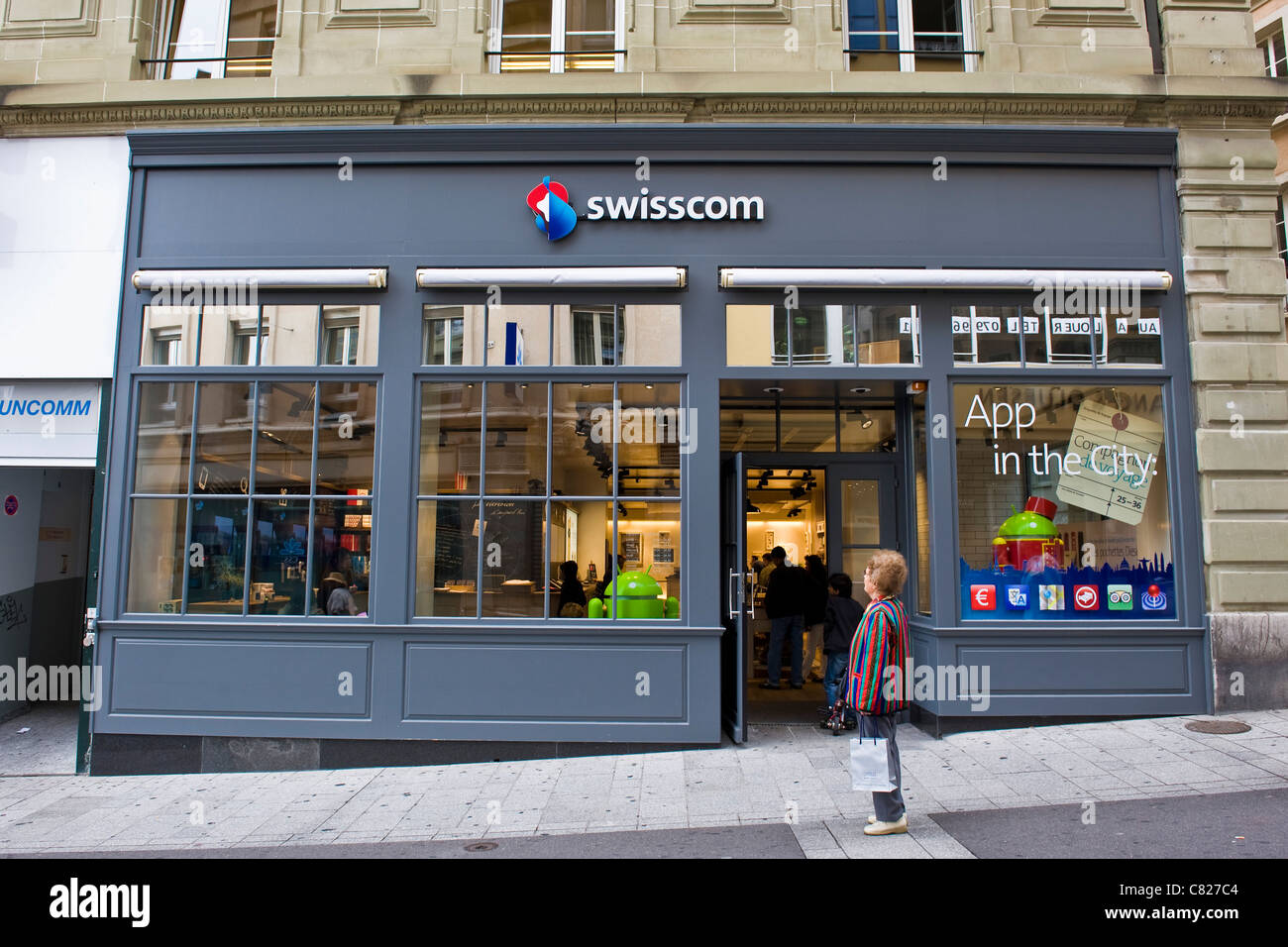 Swisscom shop hi-res stock photography and images - Alamy