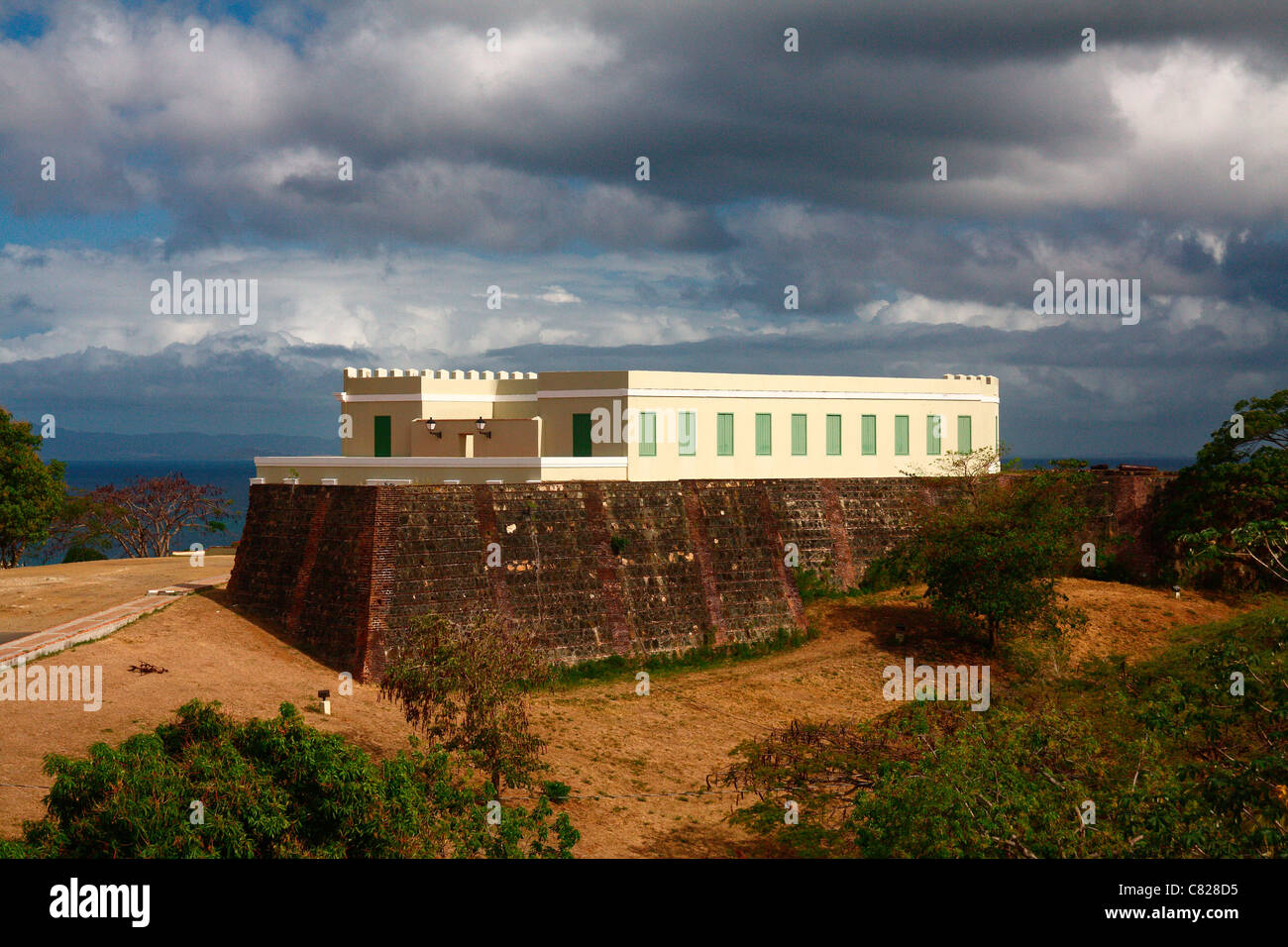 The Conde Mirasol fort of Vieques, Puerto Rico Stock Photo - Alamy
