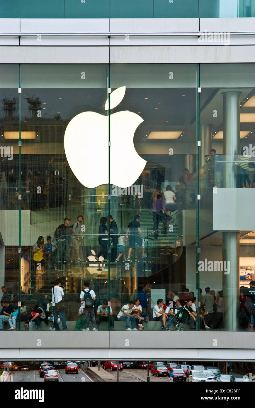 New Apple Store, Hong Kong, exterior Stock Photo - Alamy