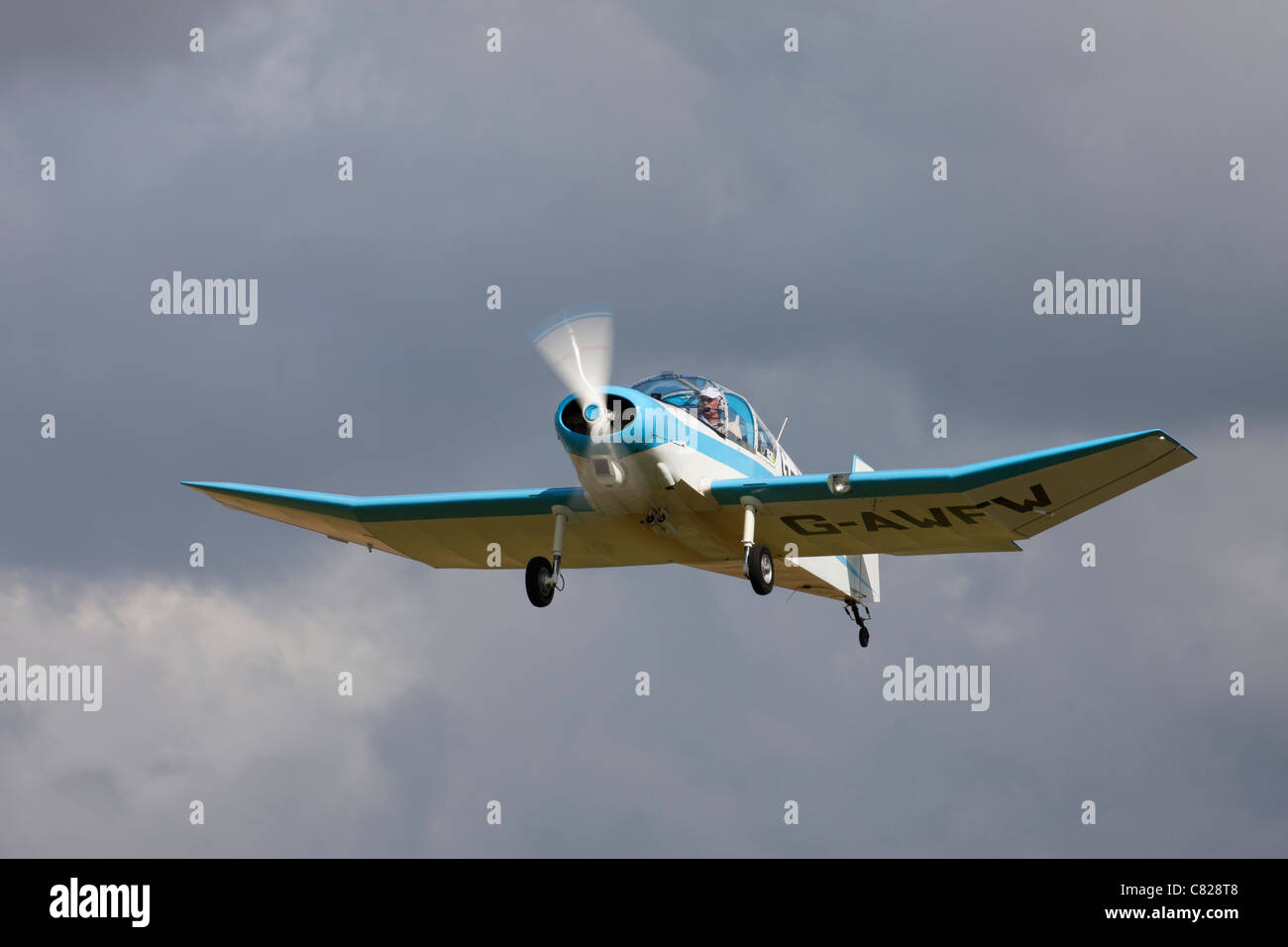 Jodel D117 G-AWFW in flight Stock Photo - Alamy