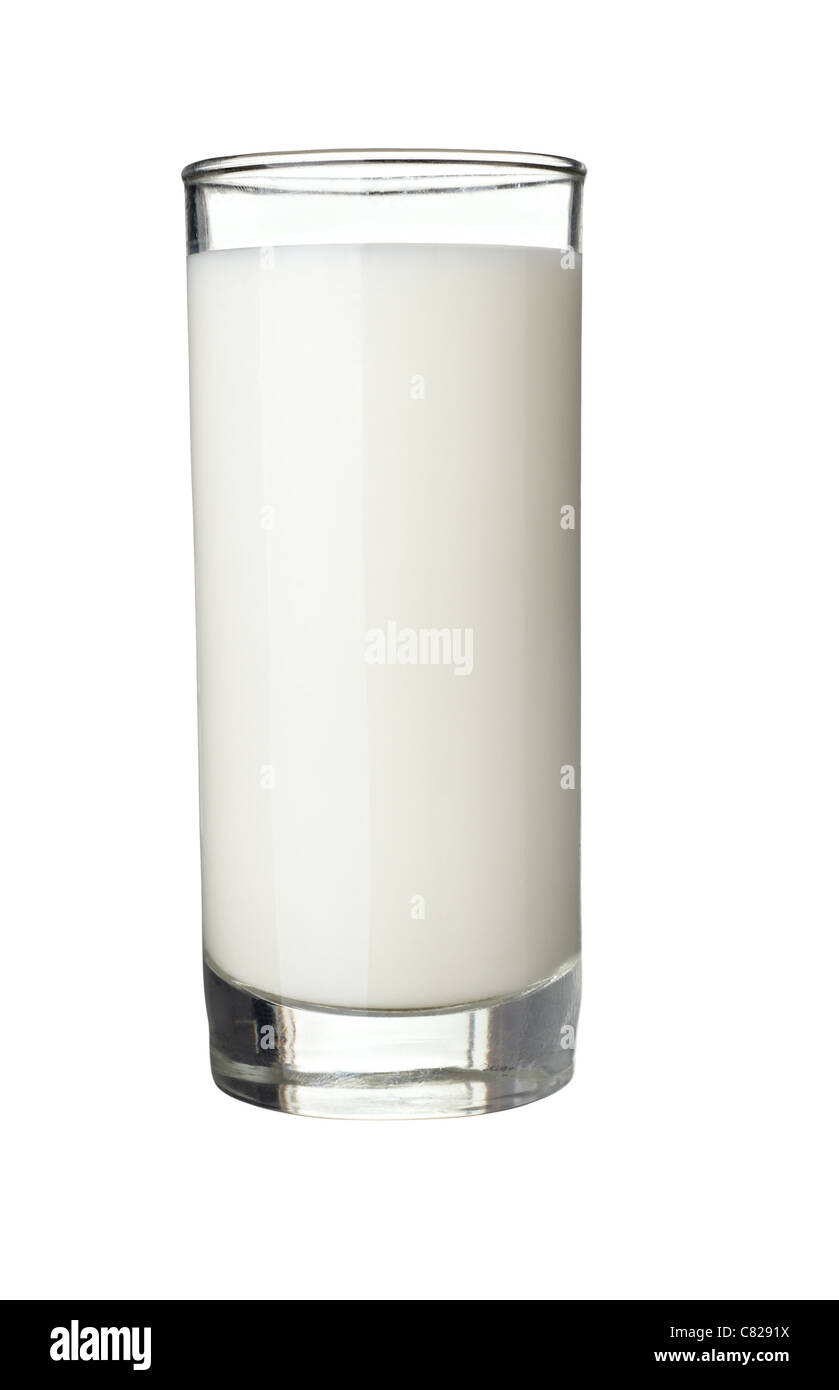 Milk bottle glass fresh Cut Out Stock Images & Pictures - Alamy
