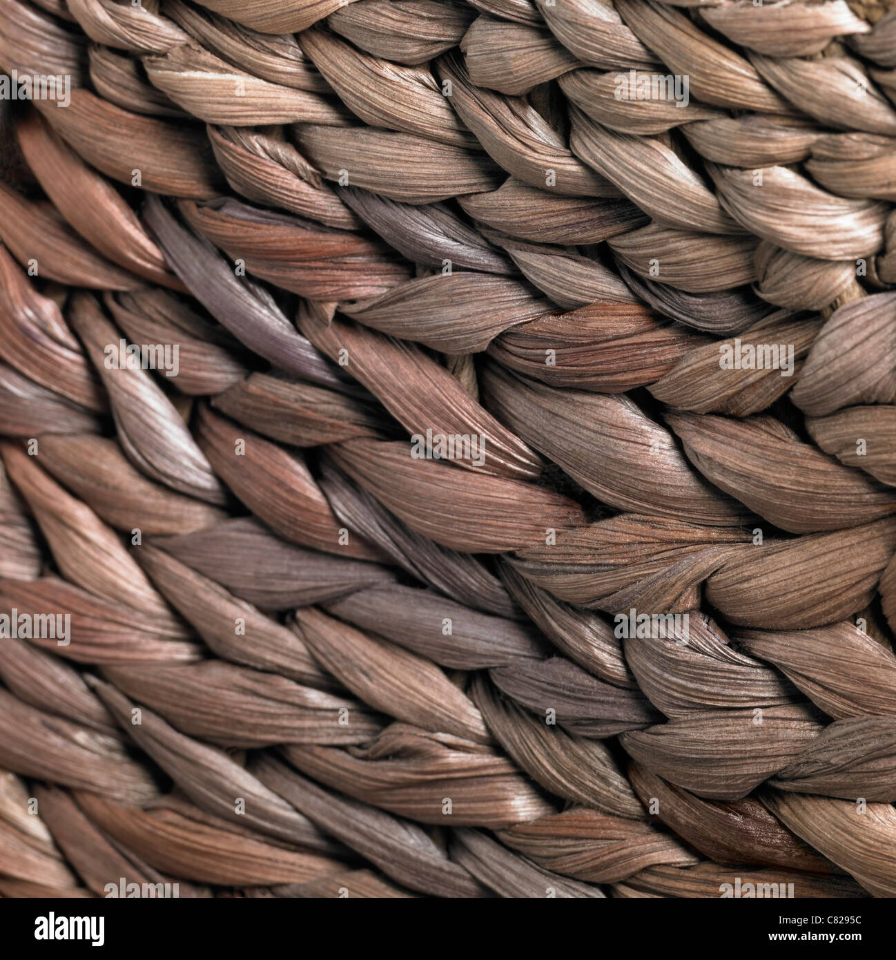 Detail of a plaited bag made of natural fiber Stock Photo - Alamy