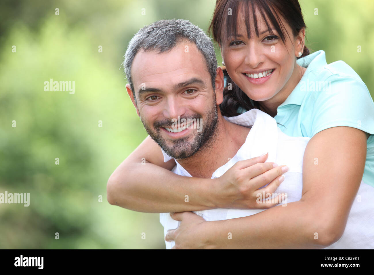 Couple frolicking hi-res stock photography and images - Alamy