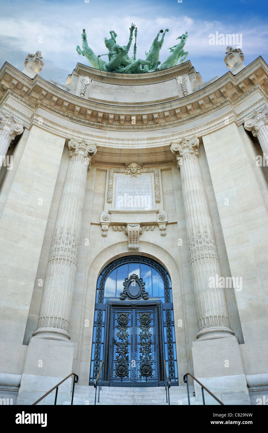 Entrance to the Grand Palace in Paris, France Stock Photo - Alamy