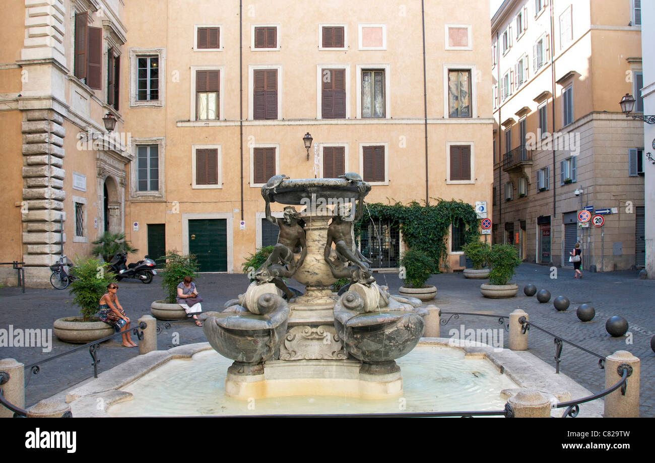 Fountain of Tortoises. Rome. Italy. Europe Stock Photo - Alamy