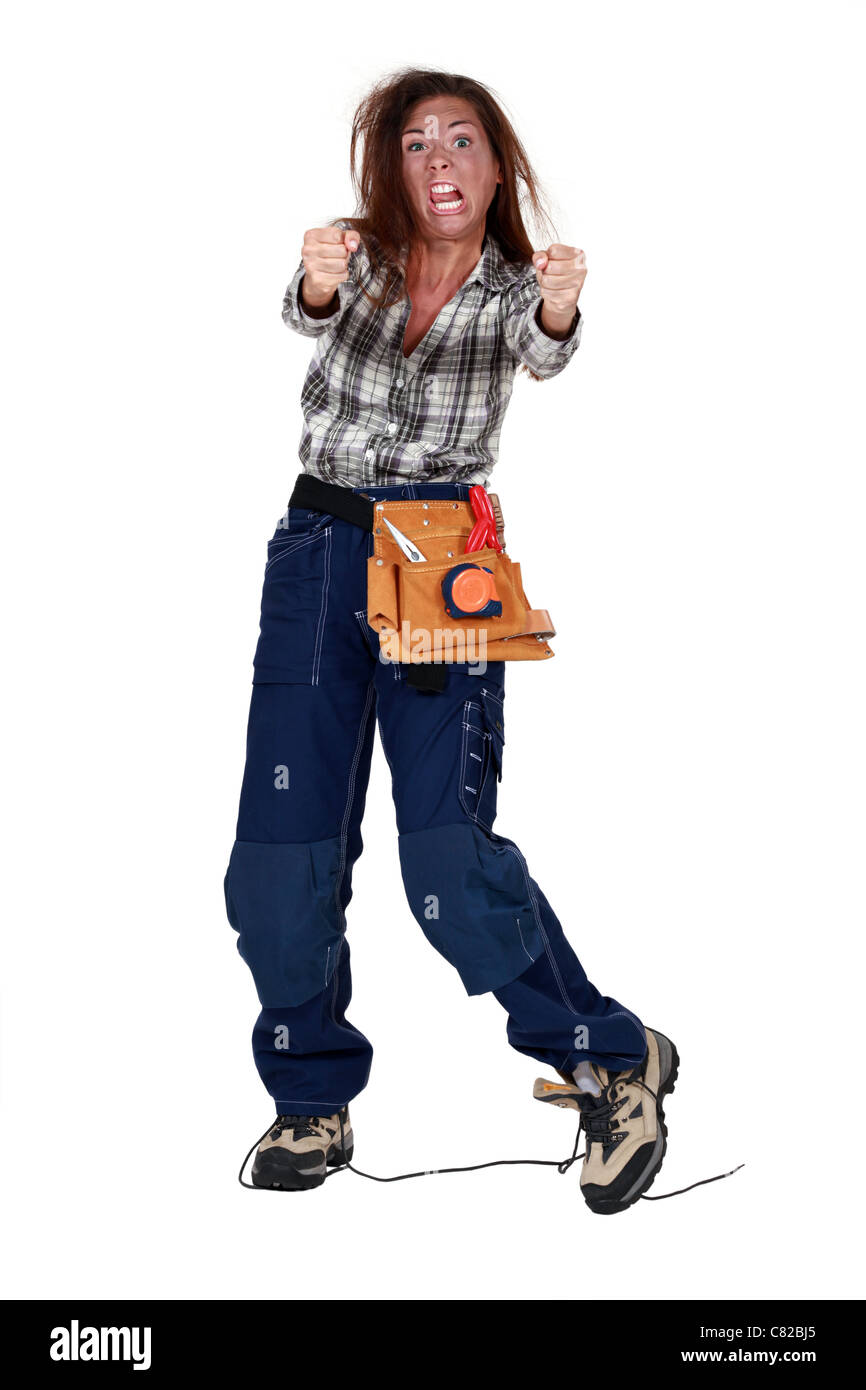 Frazzled woman hi-res stock photography and images - Alamy