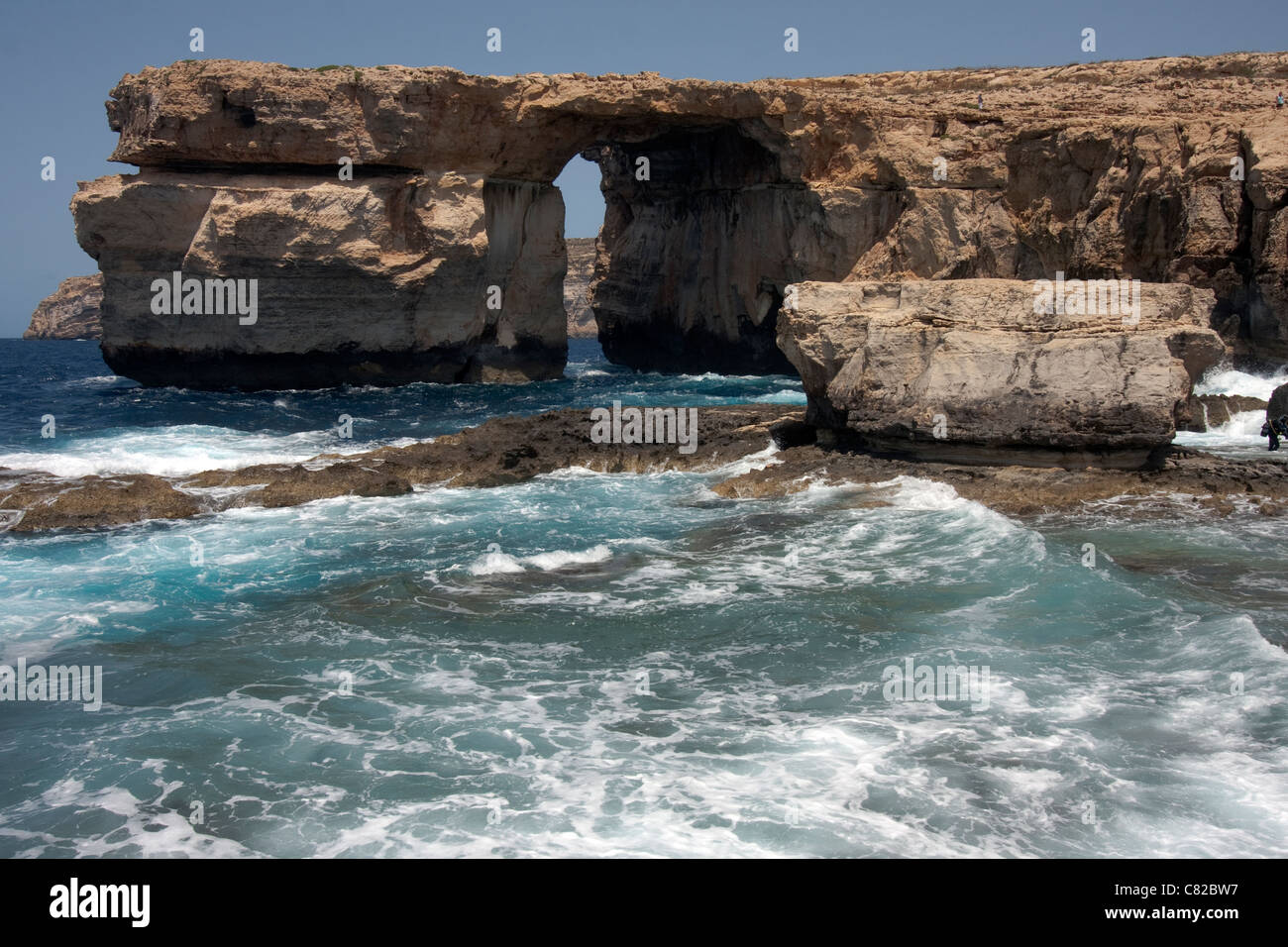 Azure Window, Dwejra, Gozo, Malta Stock Photo - Alamy