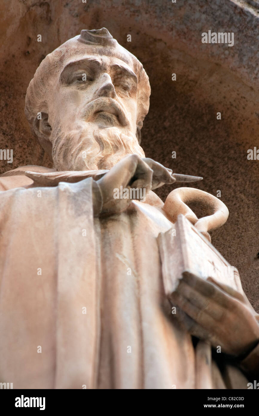 Statue in Mdina Streets, Malta Stock Photo - Alamy