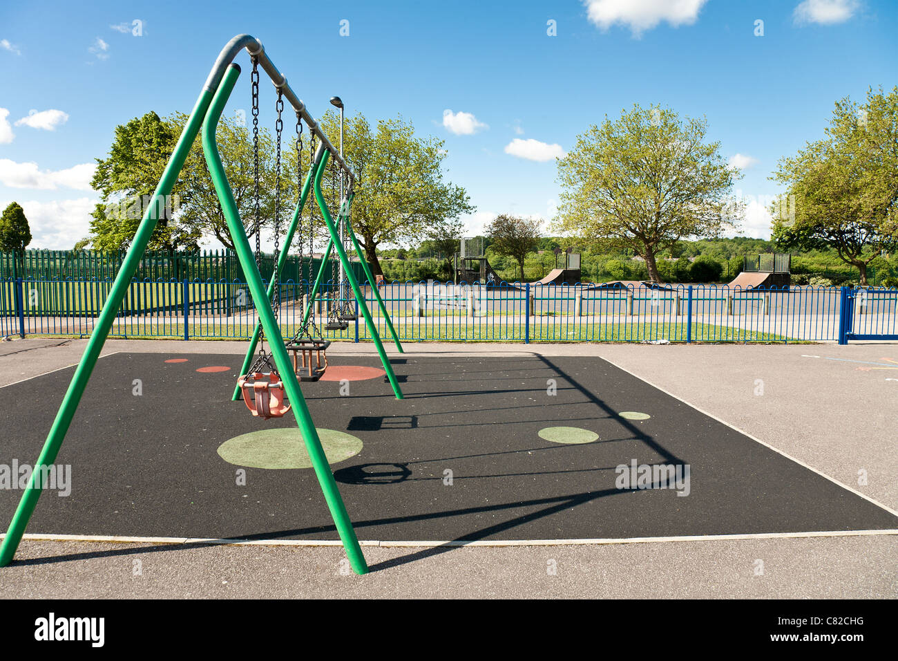 children playground equipment Stock Photo - Alamy