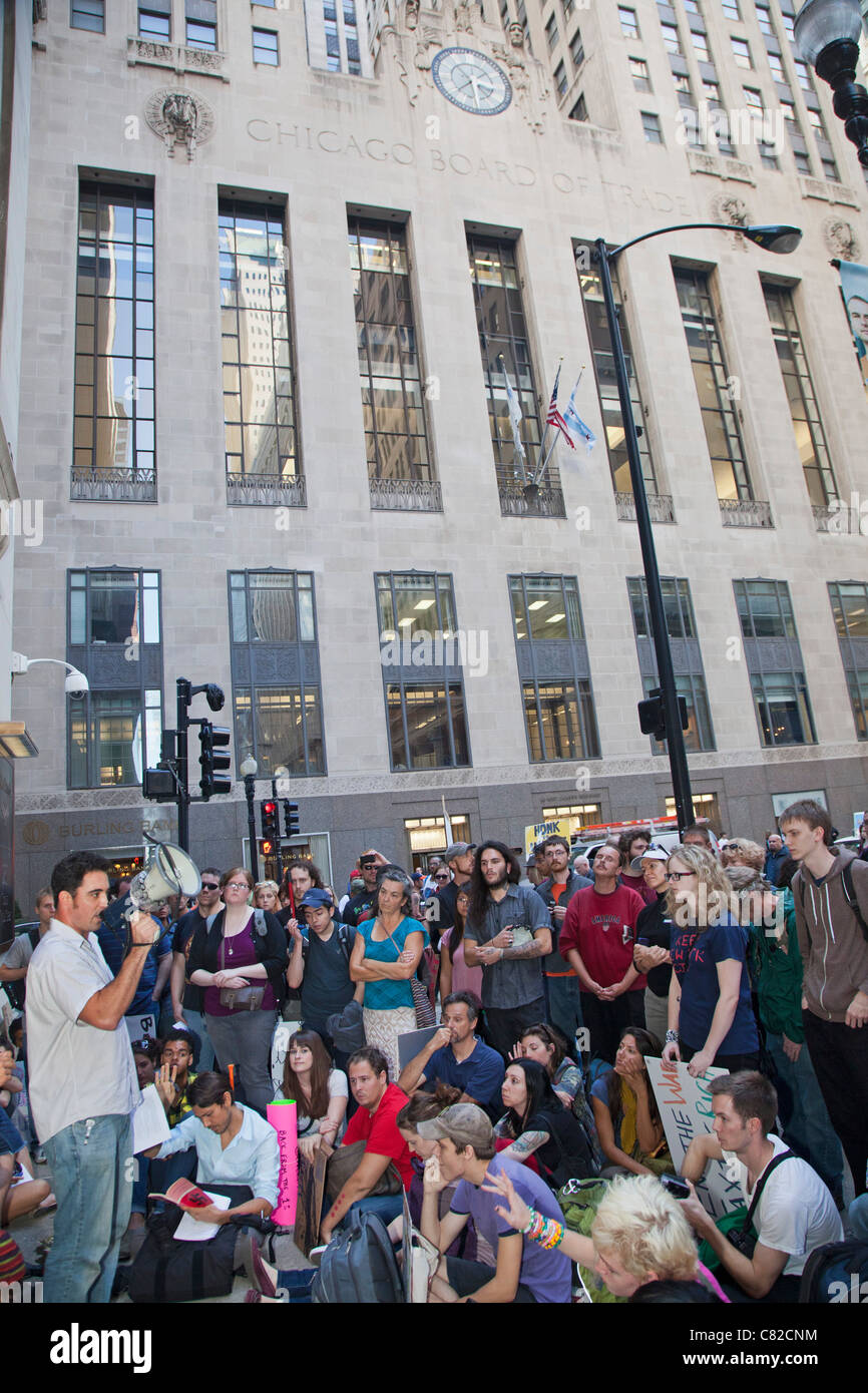 Occupy chicago protest hi-res stock photography and images - Alamy