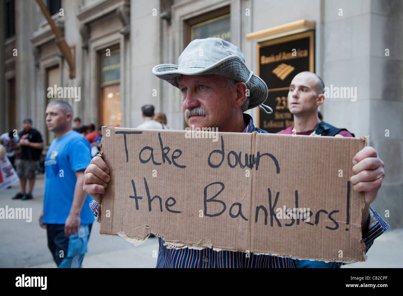 "Occupy Chicago" Protest Against Economic Inequality Stock Photo - Alamy