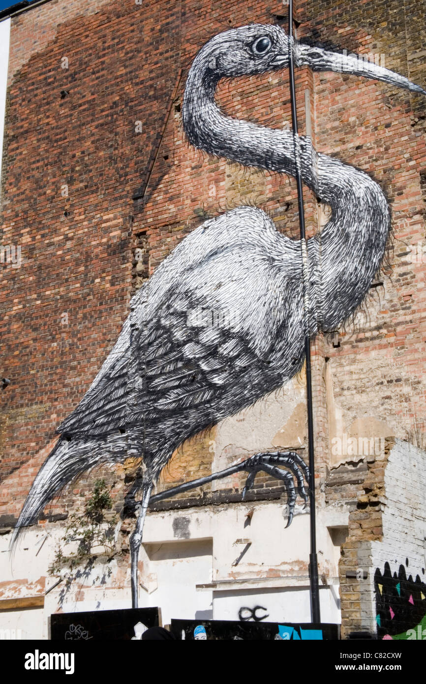 Street Art by Roa Stock Photo - Alamy