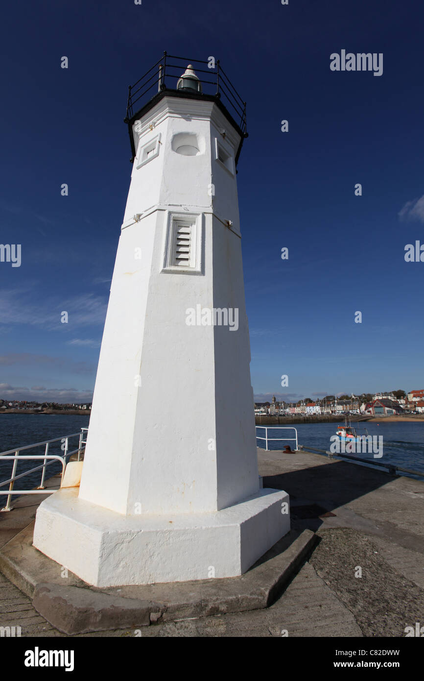 Town of Anstruther, Scotland. The late 19th century Thomas Chalmers ...