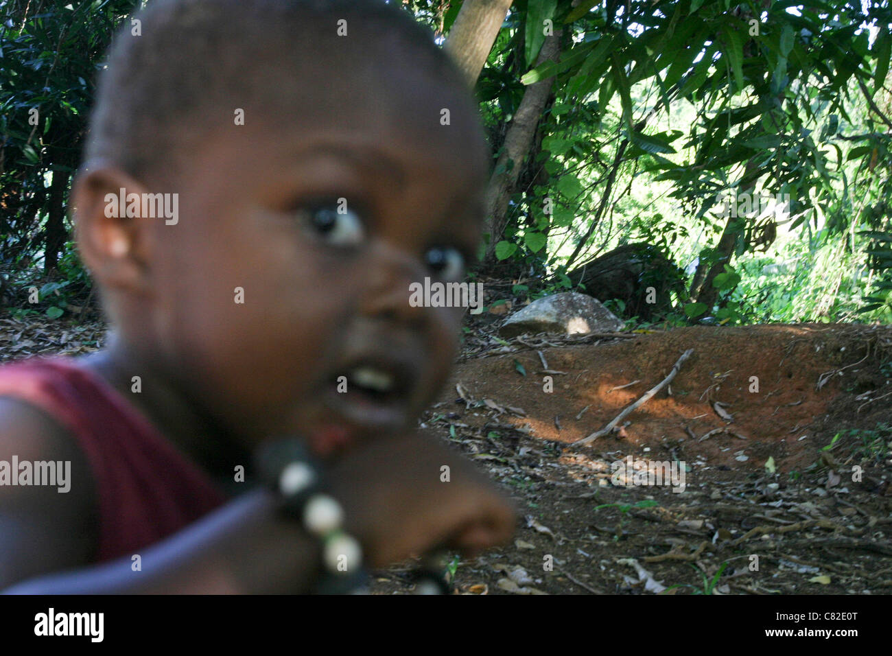 Madagascar Malagasy Child portrait, in Nosy Komba isle village Africa ...