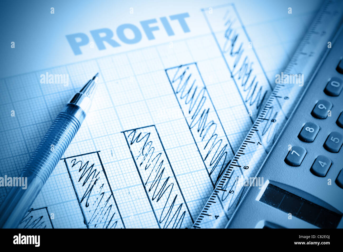 Profit and chart hi-res stock photography and images - Alamy