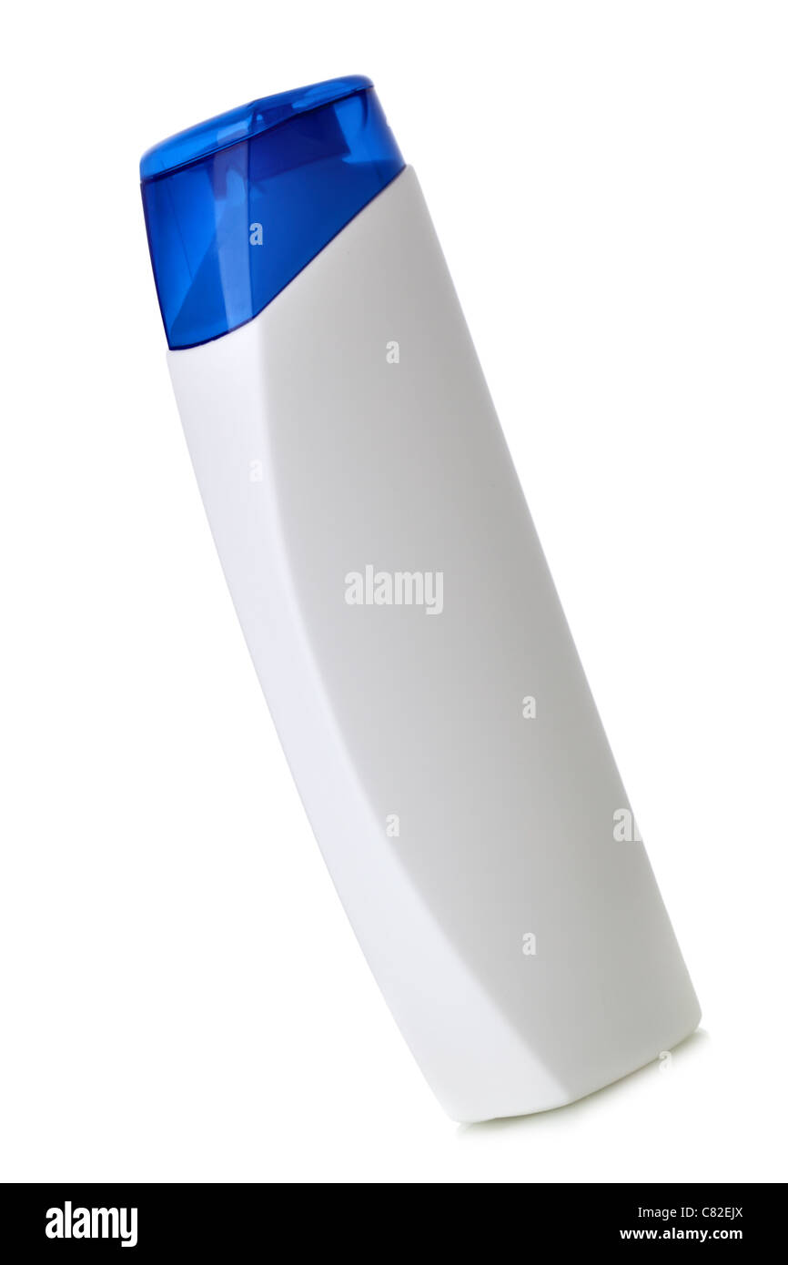 Shampoo container isolated over the white background Stock Photo - Alamy