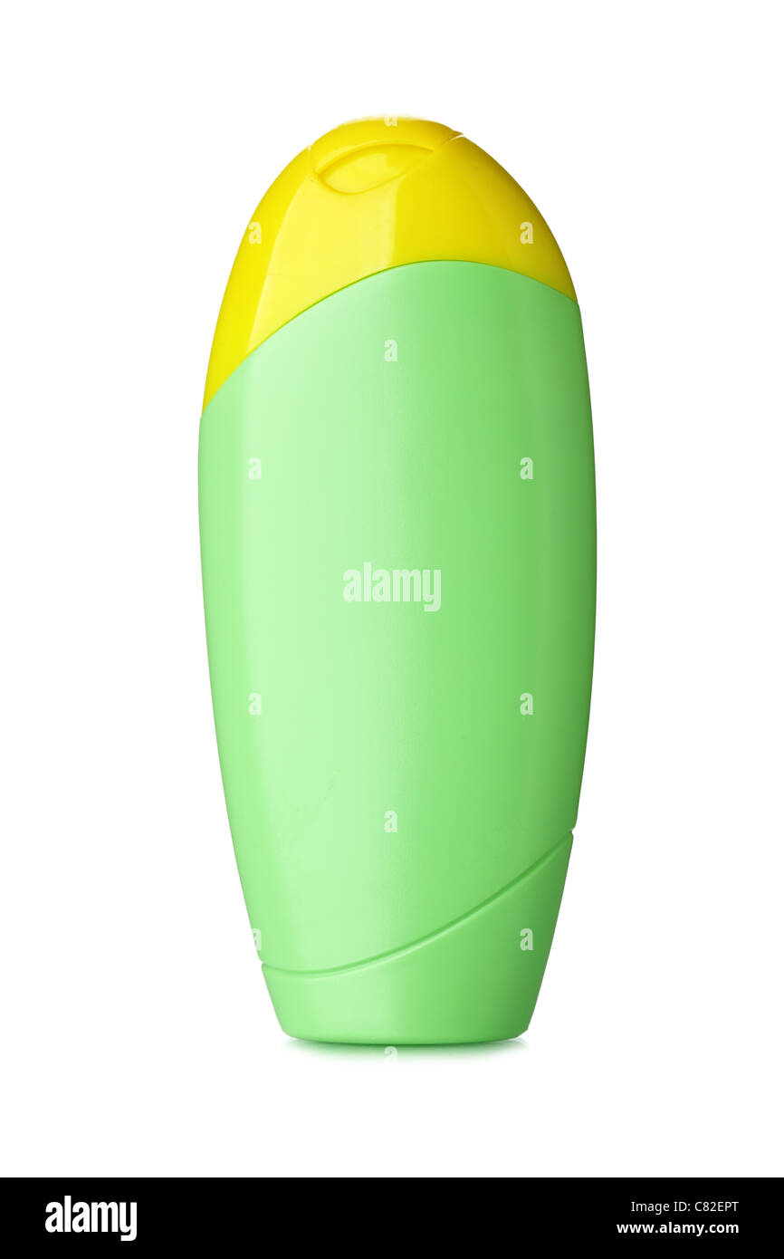 Shampoo container isolated over the white background Stock Photo - Alamy