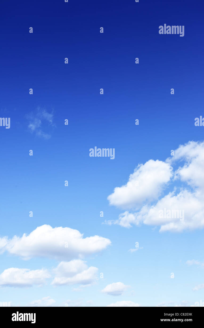 Sky and clouds, write your own text over blue sky Stock Photo - Alamy