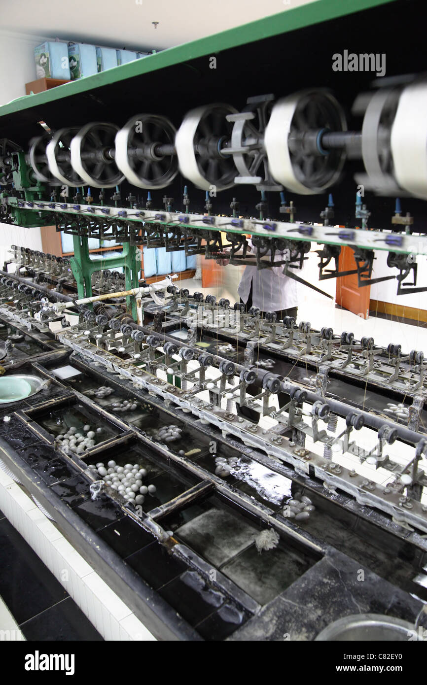 Silk spinning machine hi-res stock photography and images - Alamy