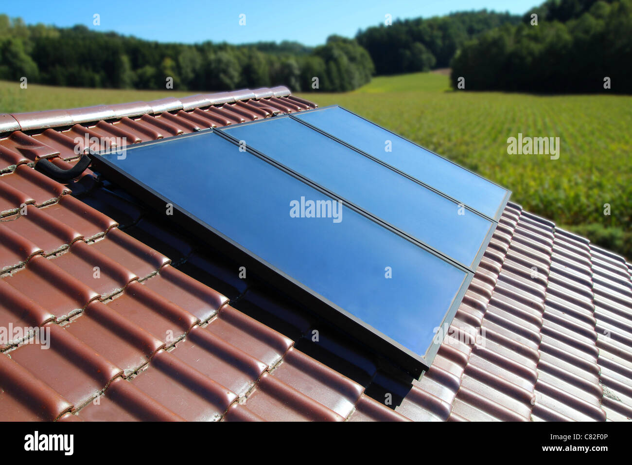 Solar thermal collector hi-res stock photography and images - Alamy
