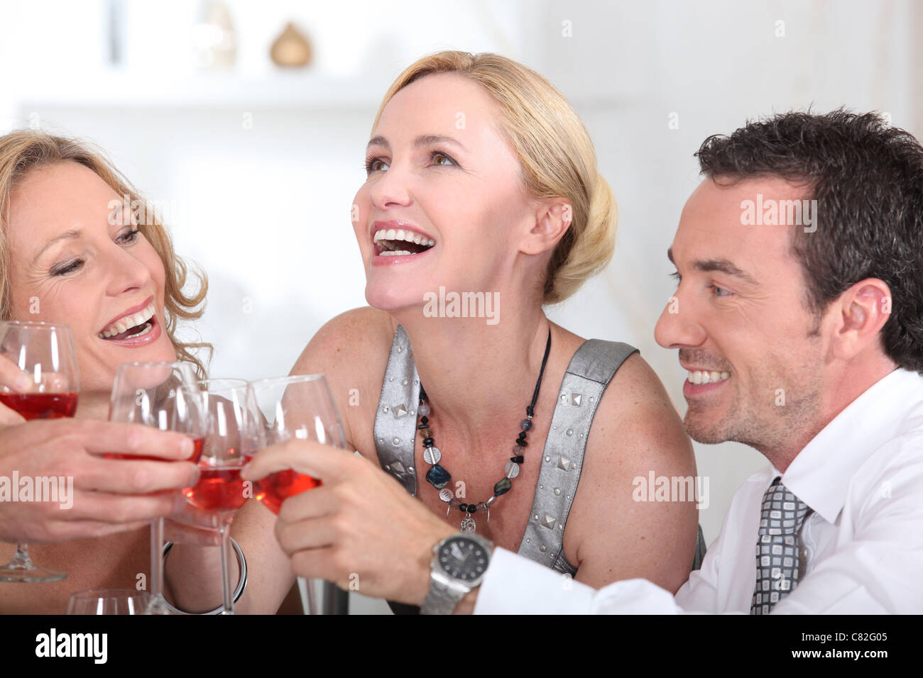 Joyous cheers hi-res stock photography and images - Alamy