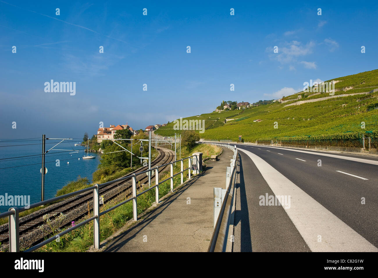 Lavaux vineyards, UNESCO, Switzerland Stock Photo - Alamy