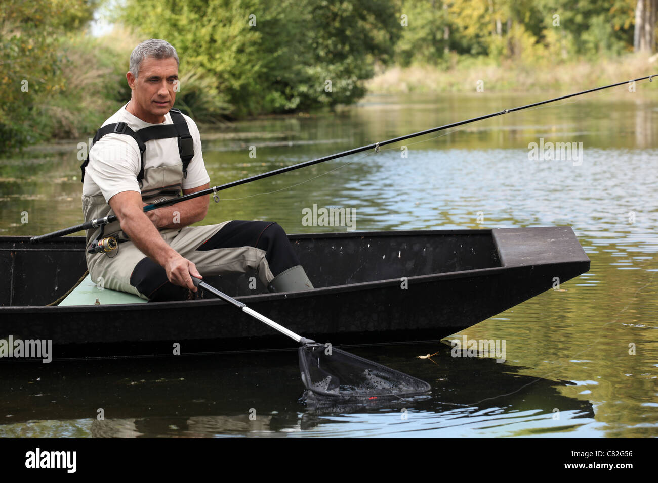 Fisherman fishing fishnet bait hi-res stock photography and images - Alamy