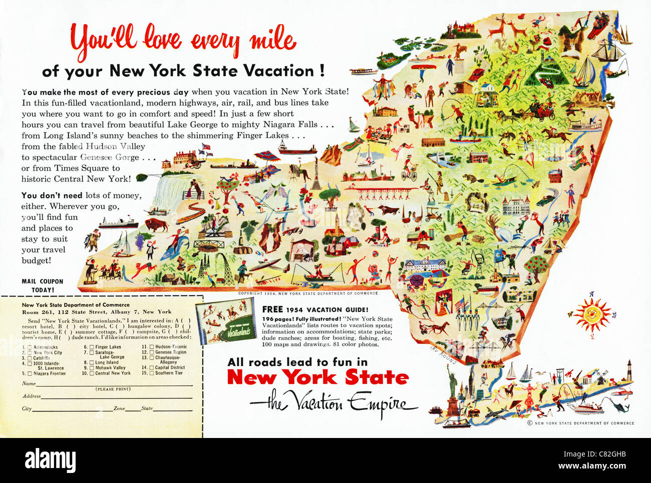 1950s map us High Resolution Stock Photography and Images - Alamy