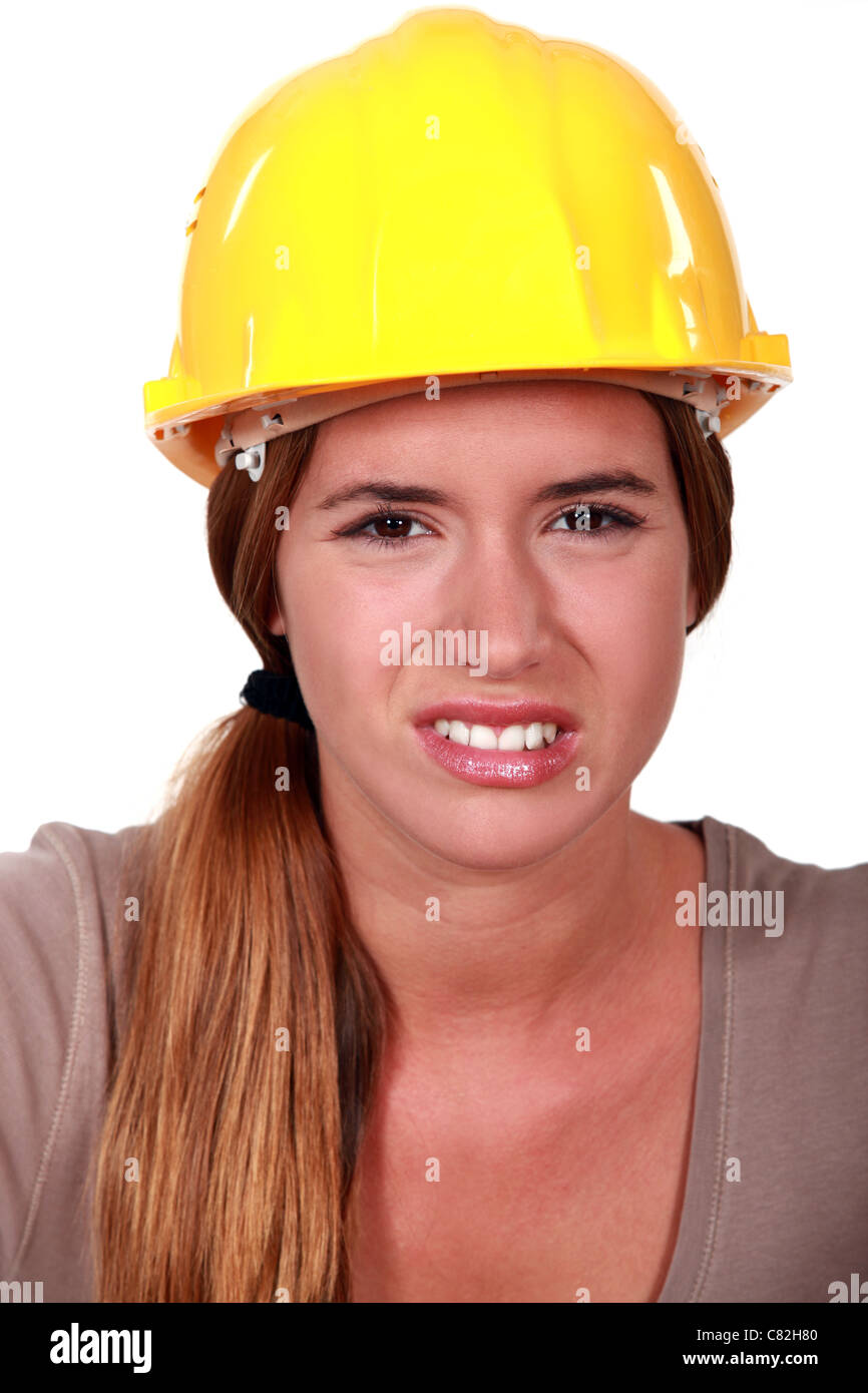 Woman disgusted side hi-res stock photography and images - Alamy