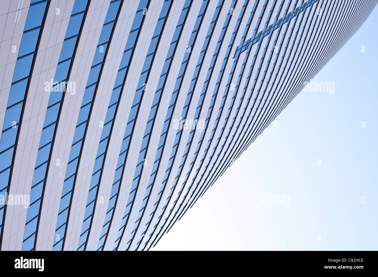 Downtown office buildings focus on glass windows Seattle Washington ...