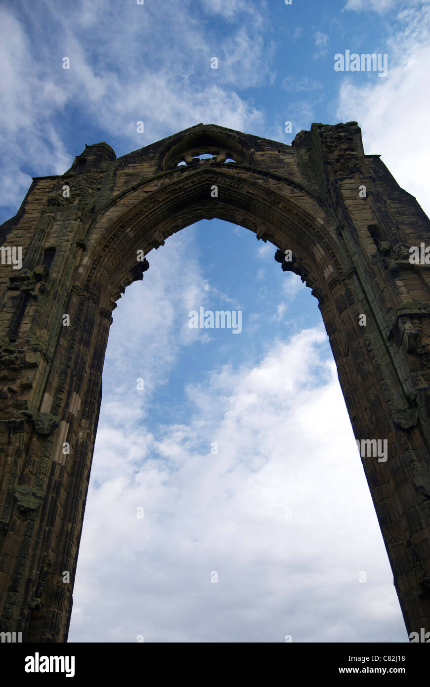 View of Gisborough Priory Guisborough Yorkshire Stock Photo - Alamy