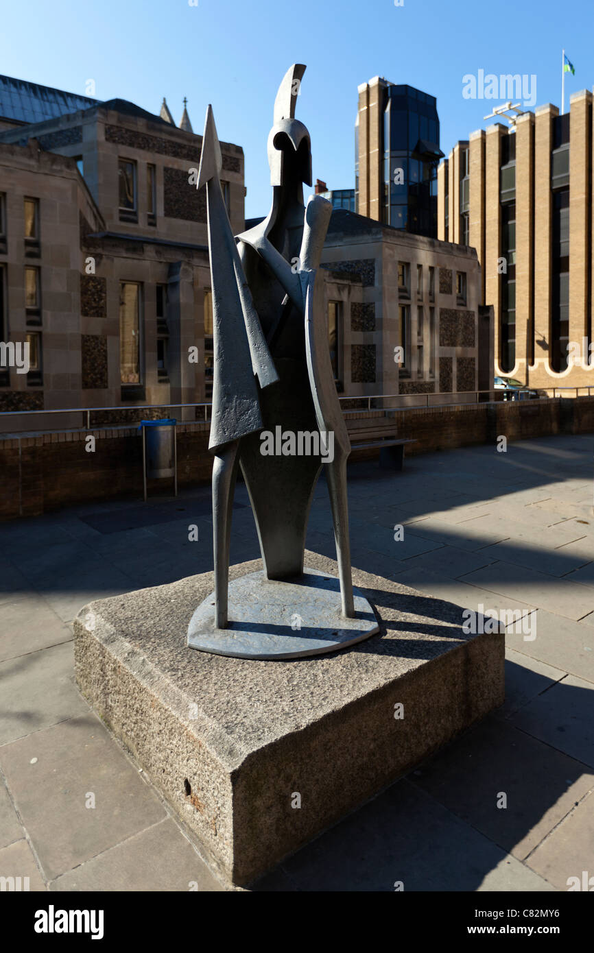 Minerva Sculpture Southwark Cathedral London Stock Photo - Alamy