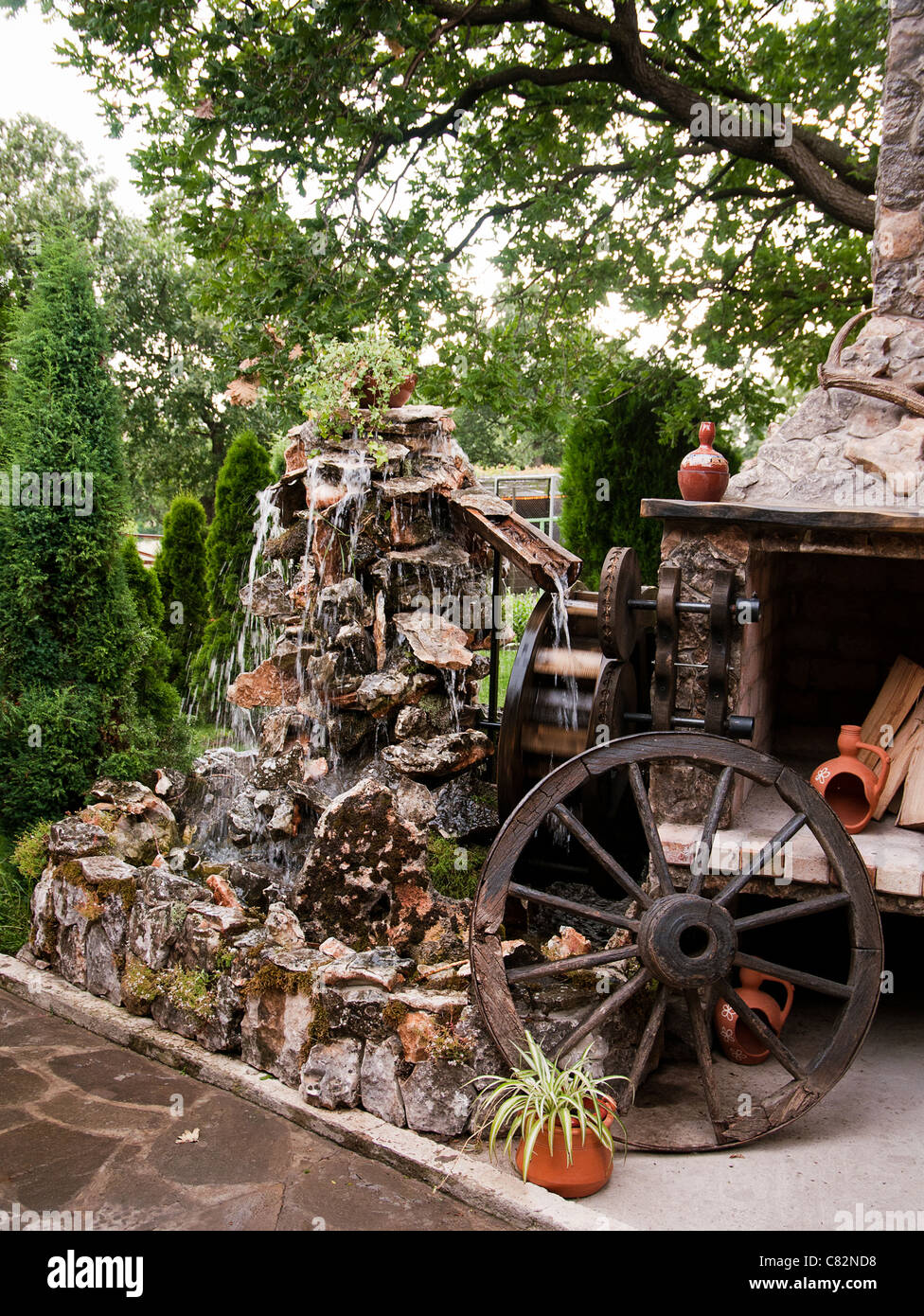 Old stone watermill hi-res stock photography and images - Alamy