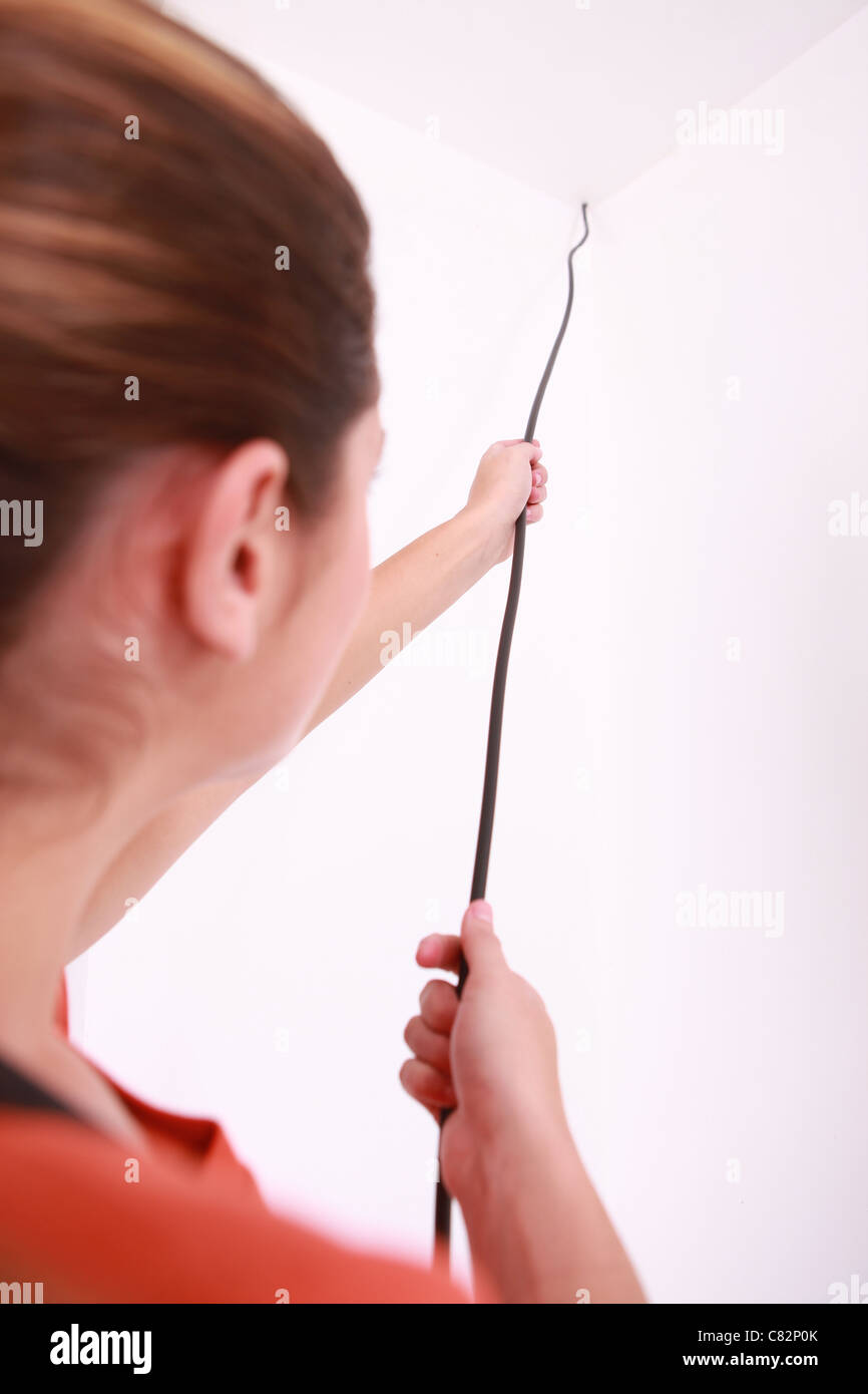 Ceiling corner danger hi-res stock photography and images - Alamy