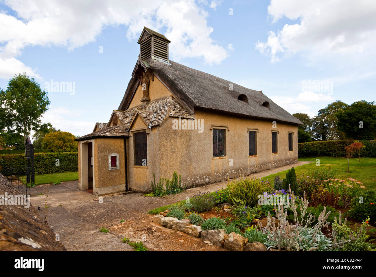 Catholic church of St. Thomas of Canterbury Wroxton Oxfordshire UK ...