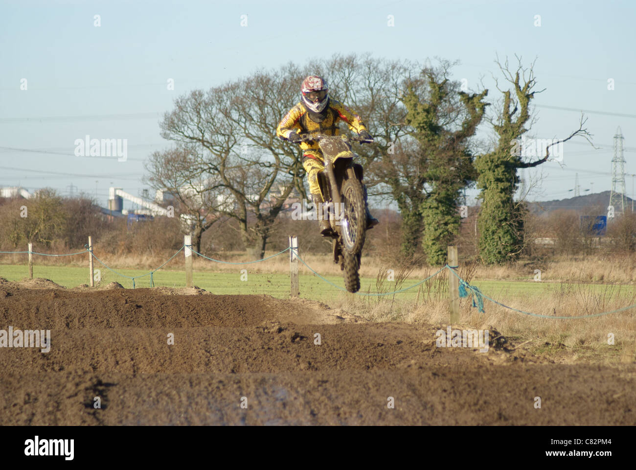 Gale Common motocross park Stock Photo - Alamy