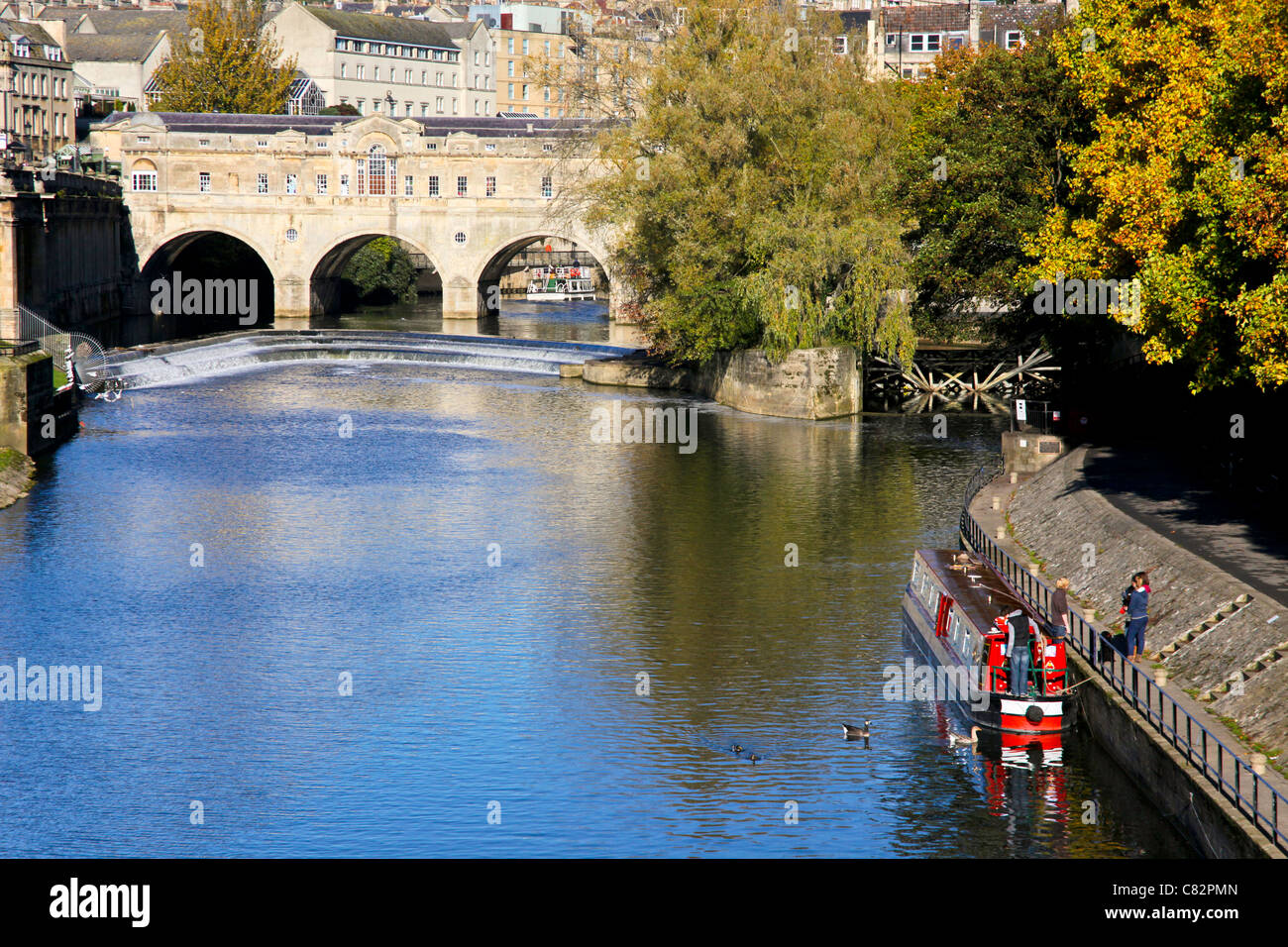 Pulteney bridge roman baths bath hi-res stock photography and images ...