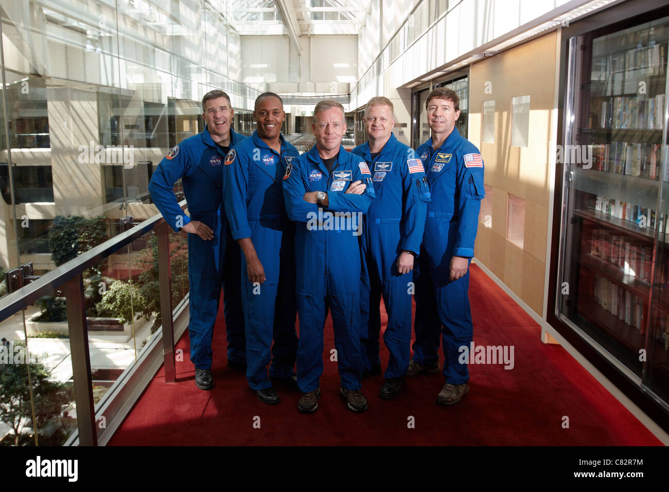 The astronauts who flew the last ever Discovery Space Shuttle mission ...