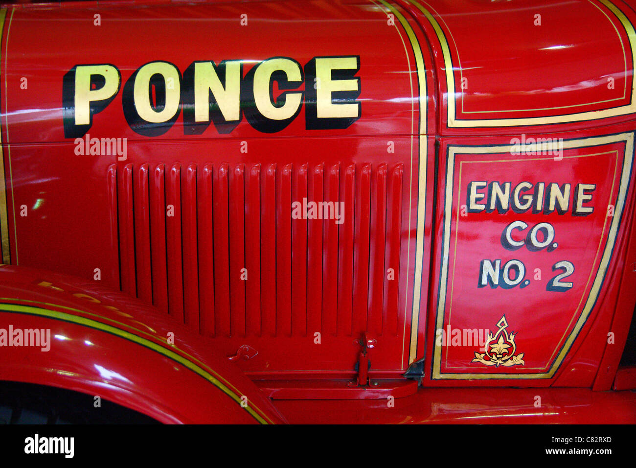 The fire station of Ponce in Puerto Rico Stock Photo - Alamy