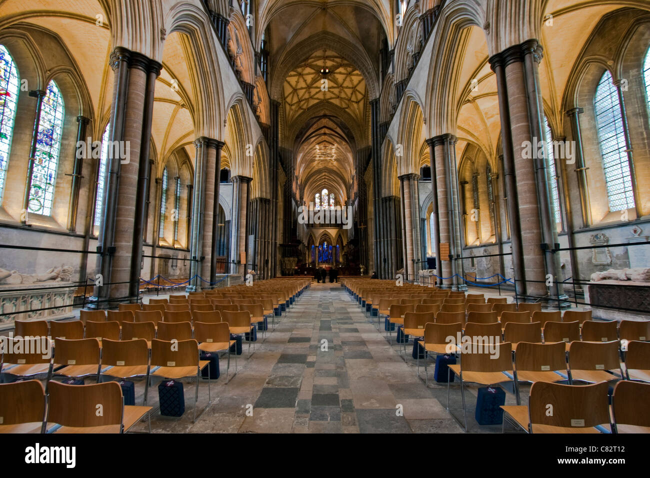 Salisbury cathedral clock hi-res stock photography and images - Alamy