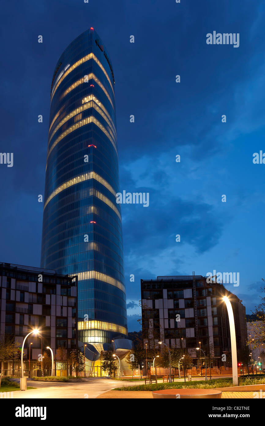 Iberdrola tower, Bilbao, Bizkaia, Spain Stock Photo - Alamy